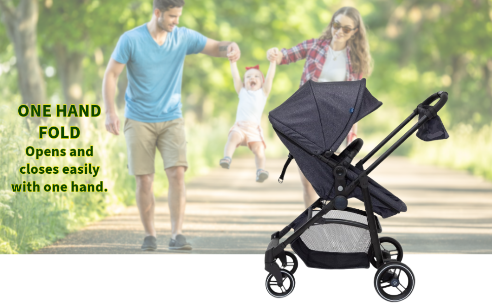 Amazon.com : GAP babyGap 2-in-1 Carriage Stroller - Car Seat Compatible - Easy One-Handed Fold ...