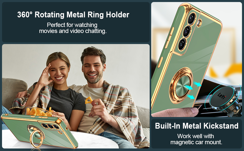 Amazon.com: LeYi for Samsung Galaxy S21 FE 5G Case with Tempered Glass Screen Protector [2 Pack ...