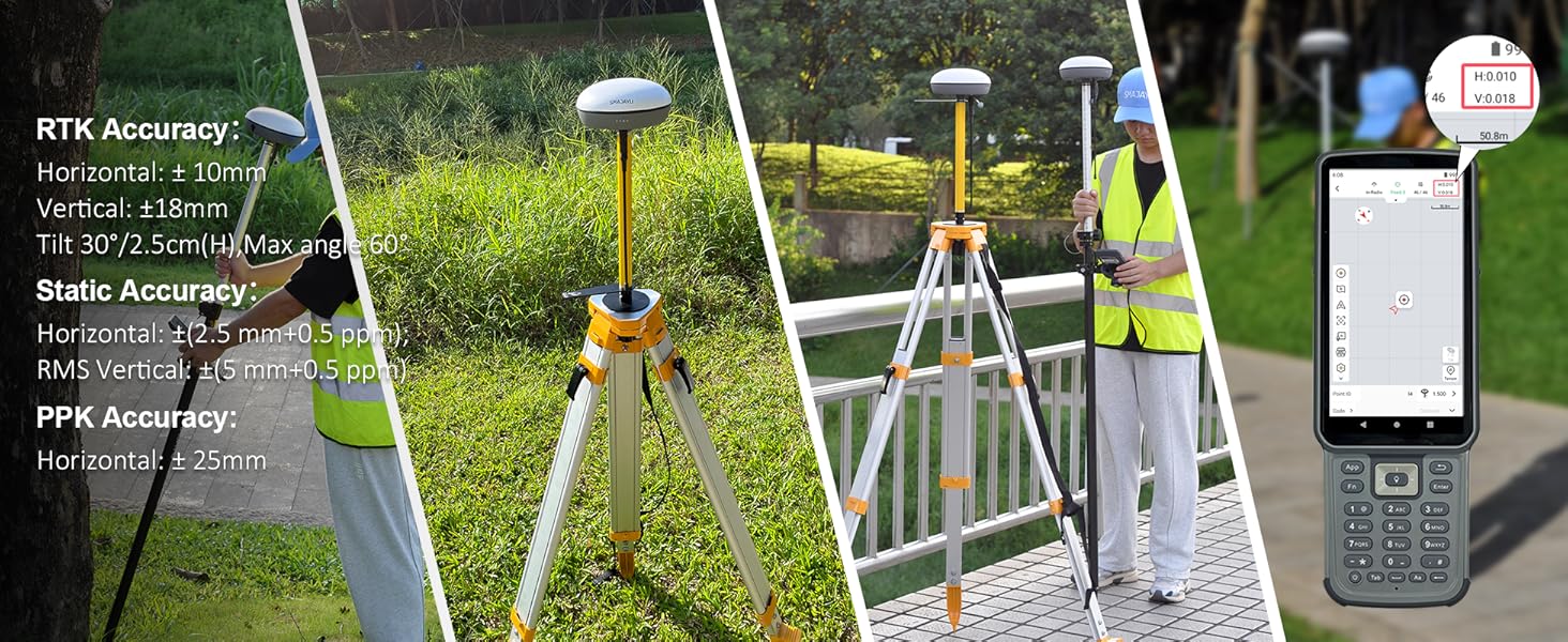 Amazon.com: SMA20RTK PPK PPP IMU NOAA certificated GNSS RTK Rover Base ...