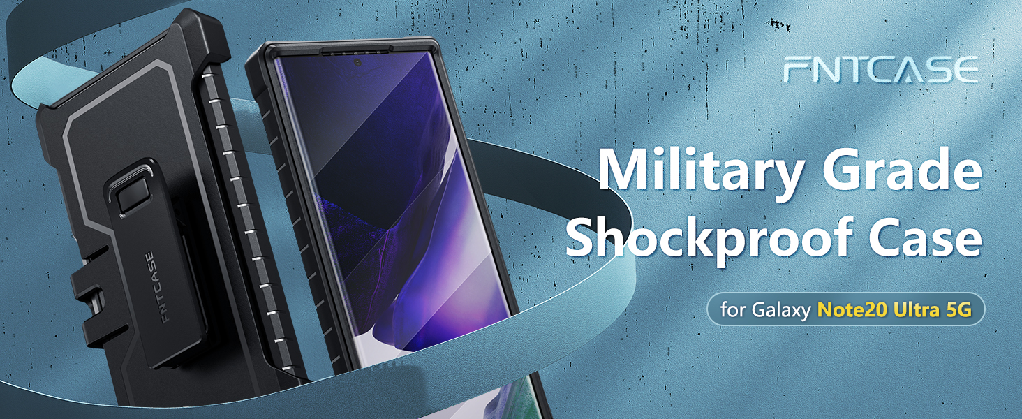 Amazon.com: FNTCASE for Samsung Galaxy Note-20-Ultra Case: Military Grade Rugged Cell Phone ...