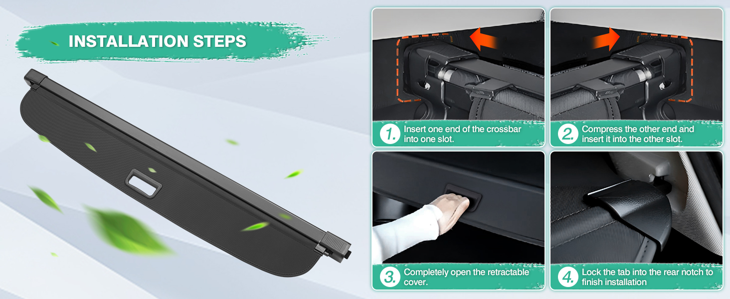 Amazon.com: Powerty Cargo Cover for 2024 2025 2026 Lincoln Nautilus Accessories, Trunk Cover ...