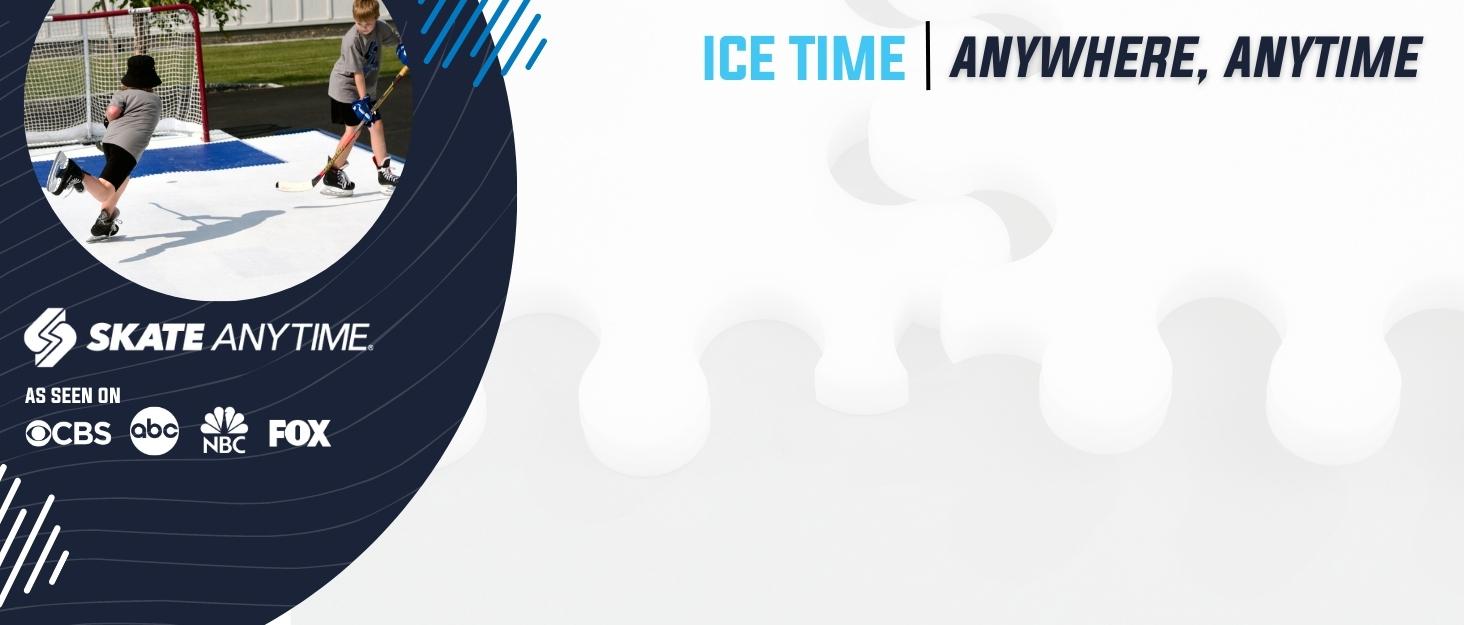 Amazon.com : Skate Anytime - Synthetic Ice for Hockey - Skateable Artificial Ice Tiles ...