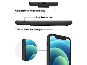 Amazon.com: LAUDTEC iPhone 12 Mini Case with Kickstand, Vertical/Horizontal Stand Hand Strap ...