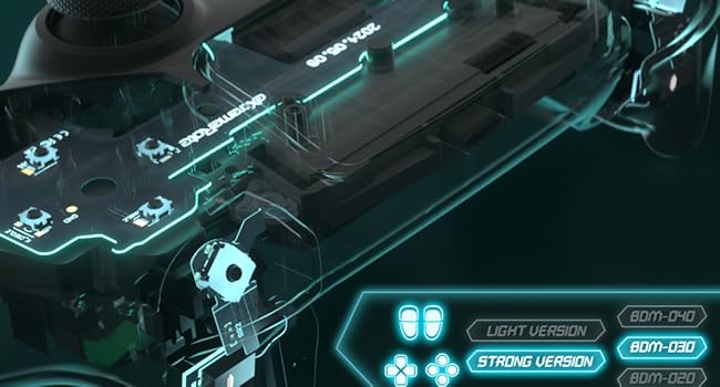 Extremerate Strong Version Whole Clicky Kit For Ps5 Controller Bdm 030 Shoulder Face