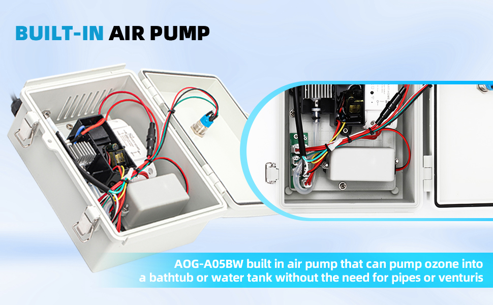 Amazon.com: EcoPooluxe AOG-A05BW Ozone Generator for Cold Plunge and Spa - Low Noise Design, 200 ...