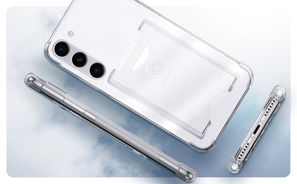 Amazon.com: Shields Up for Samsung Galaxy S25 Plus Case, Minimalist Wallet Case with Card Holder ...