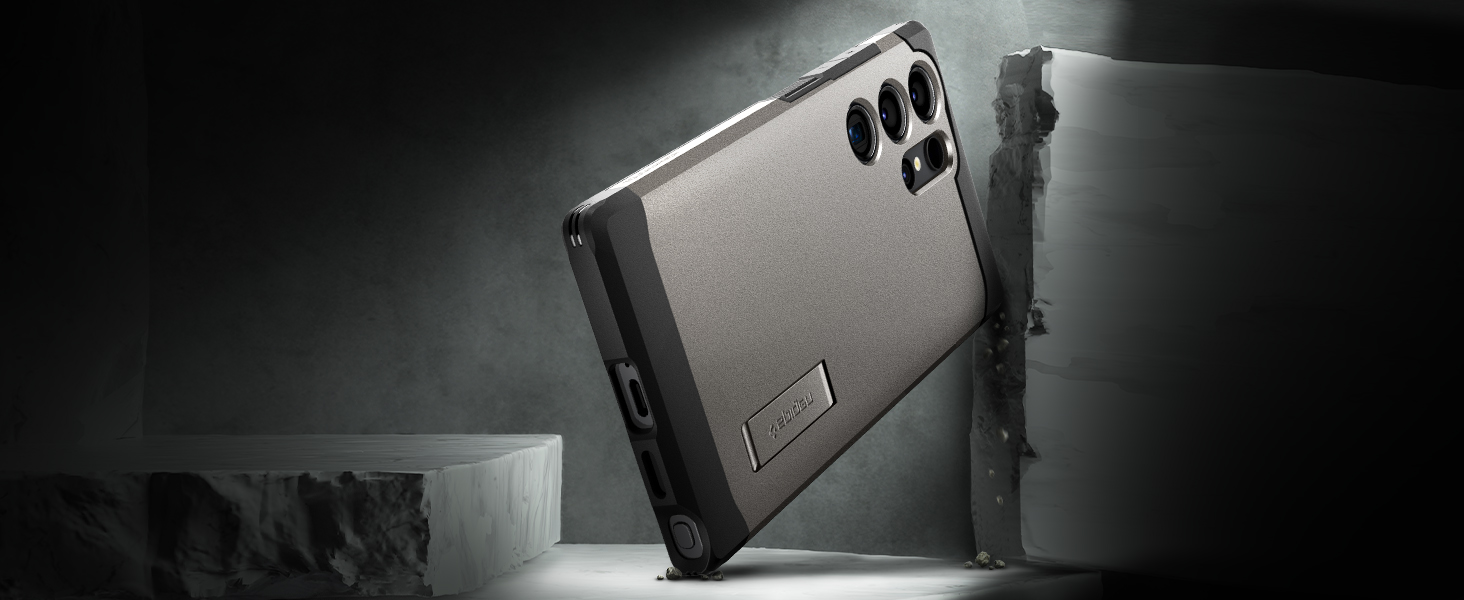 SPIGEN Tough Armor Designed for Samsung Galaxy S24 Ultra Case (2024) Impact Shock Absorption ...