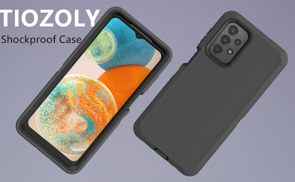 Amazon.com: TIOZOLY for Samsung Galaxy A23 5G Case, Heavy Duty Defender Case Dustproof ...