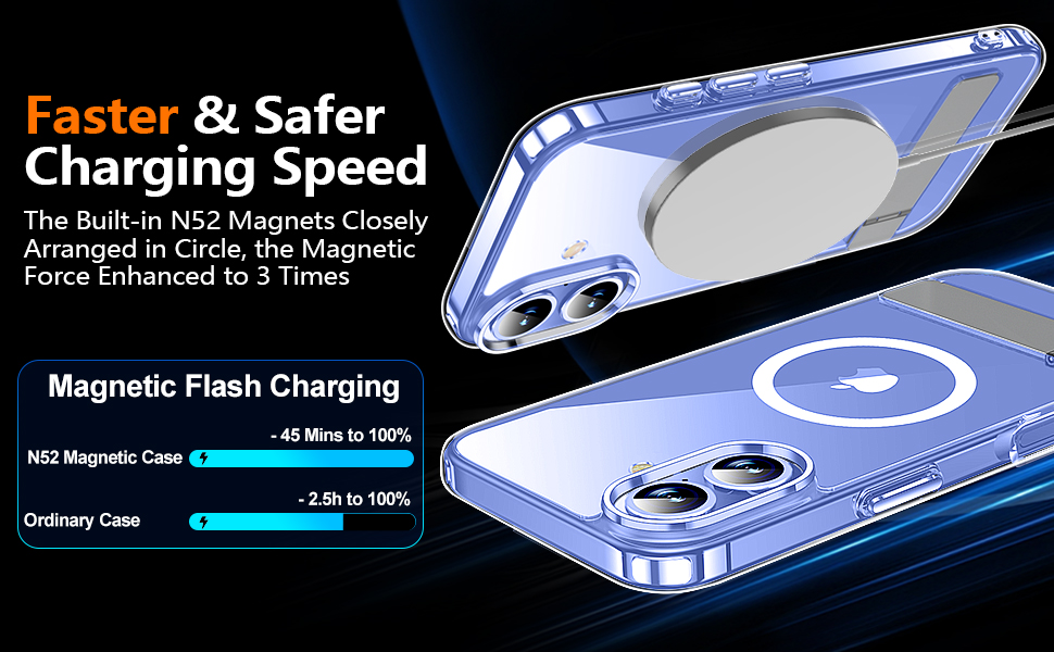 Amazon.com: xiwxi for iPhone 16 Plus Case with Kickstand,[Compatible with Magsafe][1*Screen ...