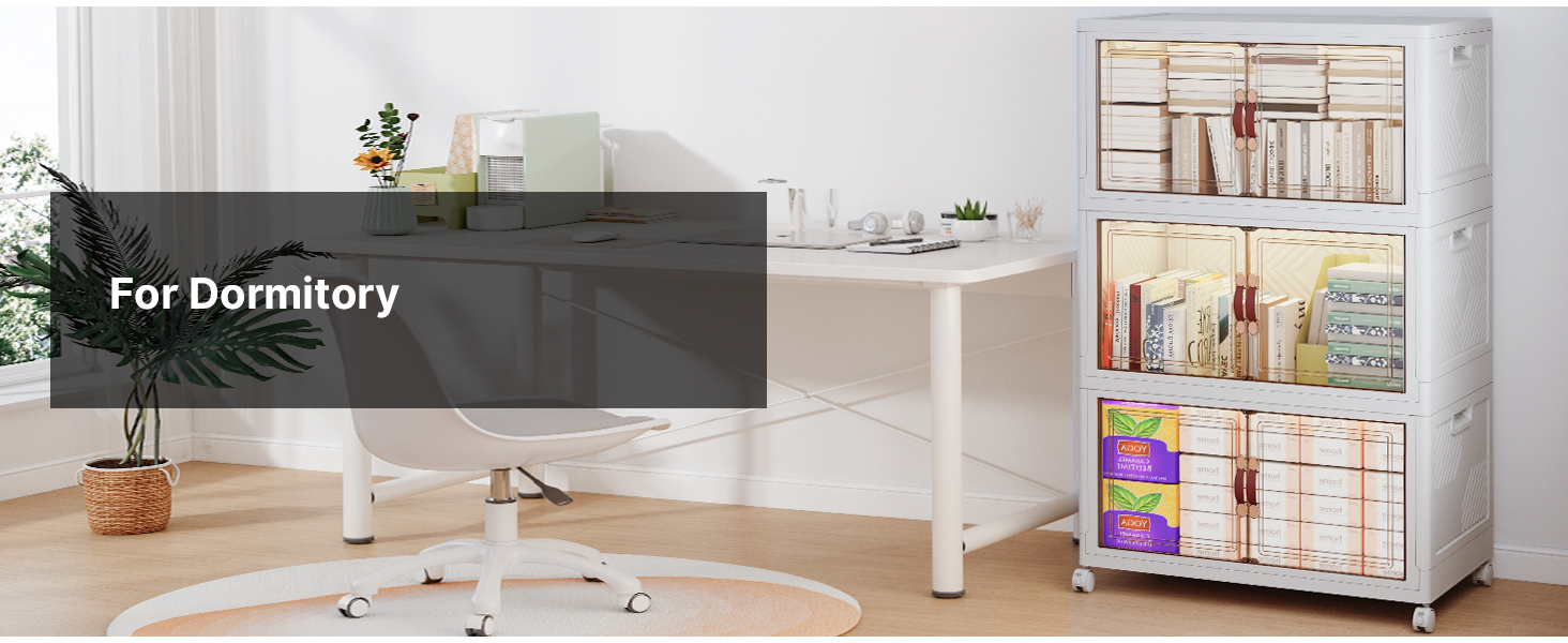 Amazon.com - VNVTO 1280Qt Stackable Storage Bins with 2 Lids, 8Pack ...