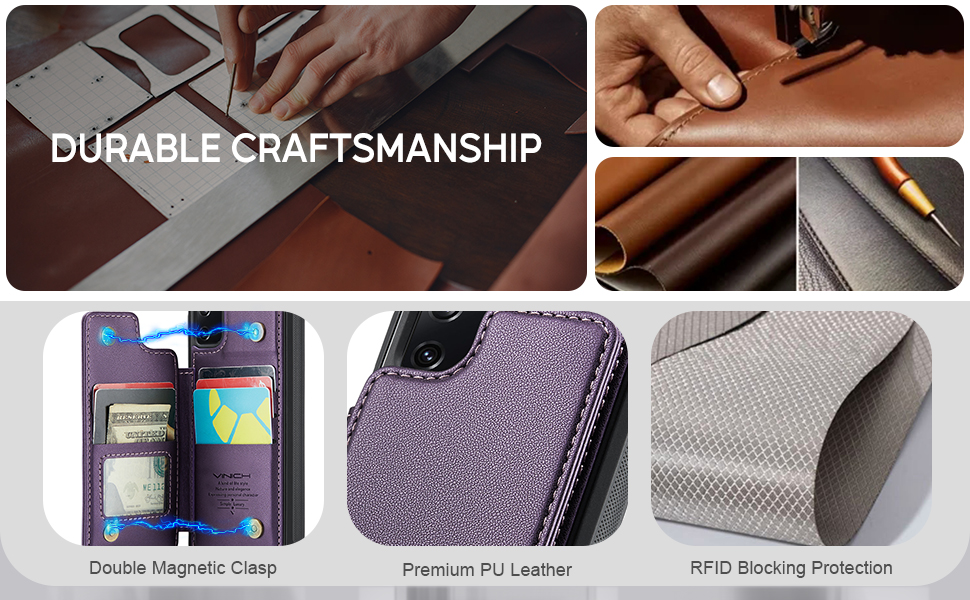 Amazon.com: Vinich for Samsung Galaxy S20 FE Wallet Case with Card Holder, RFID Blocking Credit ...