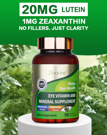 Amazon.com: zooone Lutein and Zeaxanthin Eye Vitamins, Eye Vitamin and Mineral Supplement with ...