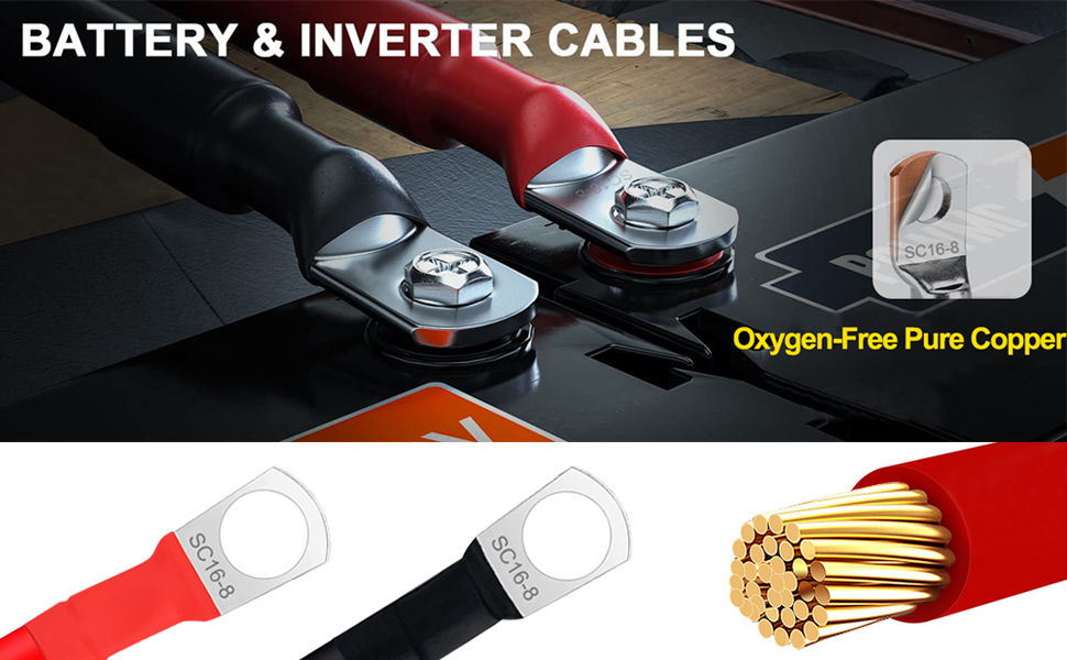 Amazon.fr : HuaLiSiJi Cable Batterie avec Cosse Cable Onduleur Batterie ...