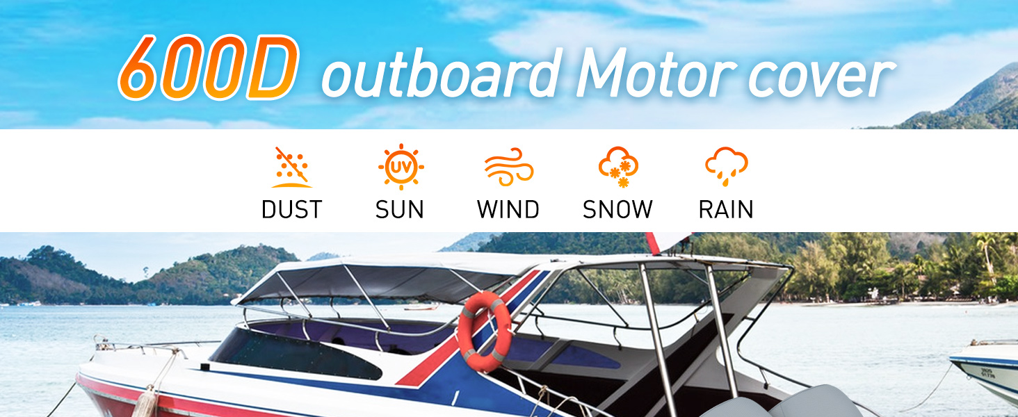 Amazon.com: Outboard Motor Cover for Yamaha 4.2L F225 / F250 / F300 4.2L V6,Outboard Motor Cover ...