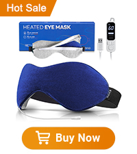 Amazon.com: Ezona Heated Eye Mask, Warm Eye Compress Mask for Dry Eyes, USB Electric Eye Heating ...