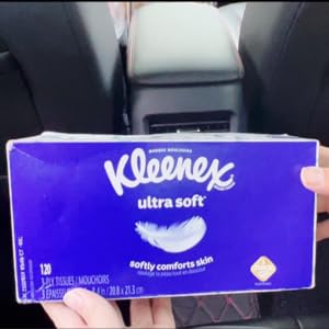 Amazon.com: JEYODA Car Tissue Holder for 120 Standard Tissue Vehicle Seat Extra Large Suede ...