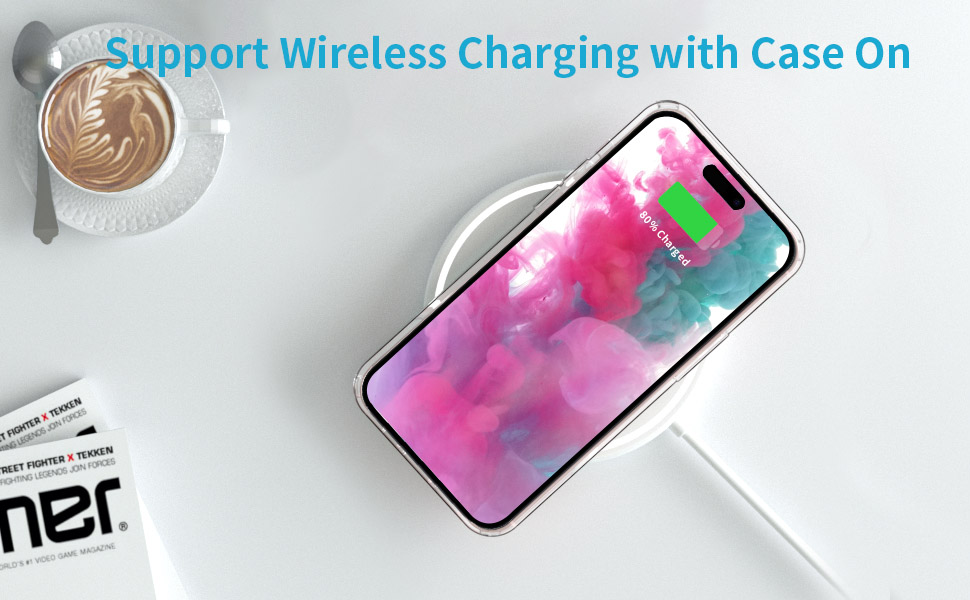 Amazon.com: JJGoo Compatible with iPhone 16 Pro Max Case Clear, Soft Transparent TPU Bumper ...