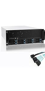 Amazon.com: RackChoice M-ATX/Mini-ITX 2U Rackmount Depth 21.5" Server Chassis 6Gbps hotswap ...