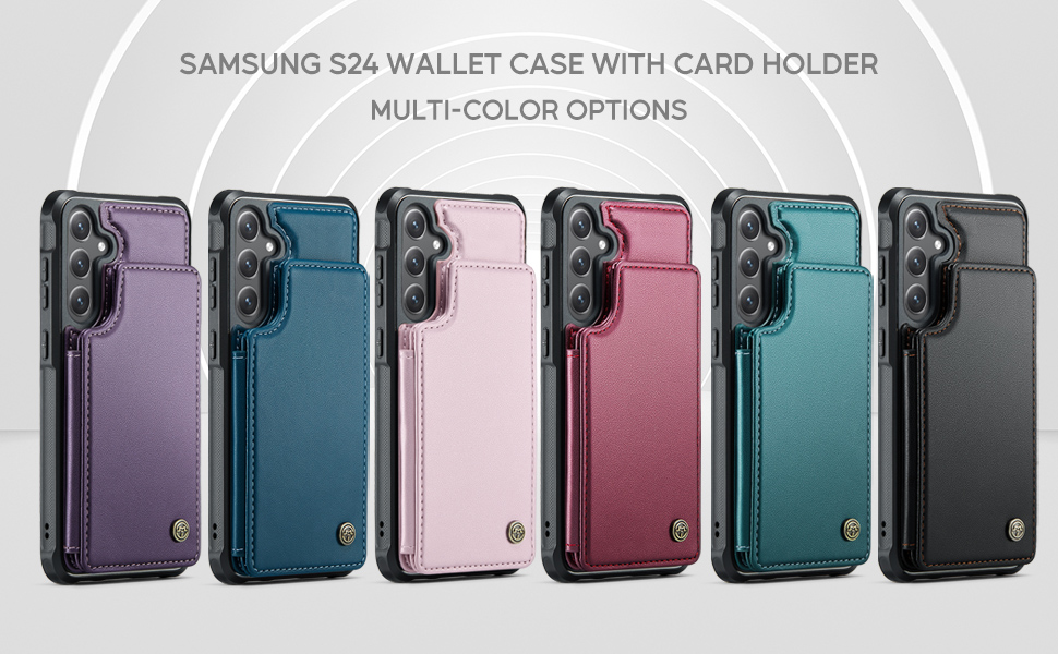 Amazon.com: Vinich for Samsung Galaxy S24 Wallet Case with Card Holder, RFID Blocking Credit ...