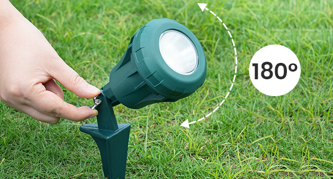 SURAIELEC Halloween Spotlights Outdoor, 800 LM Waterproof LED Stake ...