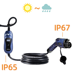 Amazon.com: MUSTART Level 2 Portable EV Charger (240 Volt, 25ft Cable, 40 Amp), Electric Vehicle ...