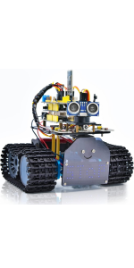KEYESTUDIO 4WD Robot Car Kit for Arduino IDE with UN0 Board, Line ...