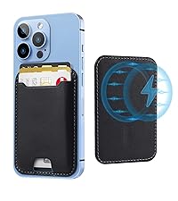 Amazon.com: TopMade 3-in-1 MagSafe Wallet Stand with AirTag Holder, Strongest Magnetic Wallet ...