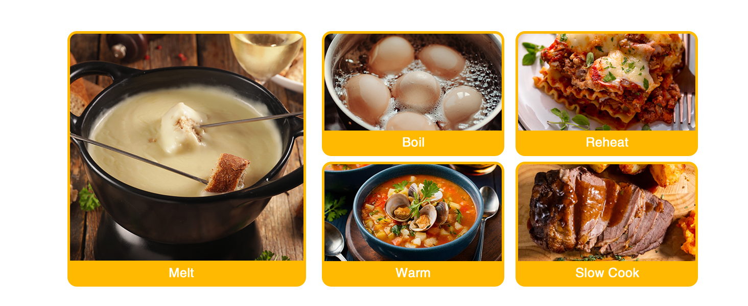 Amazon.com: XKitchen Portable Induction Cooktop, 1800W Induction Burner with 9 Power levels, 12 ...