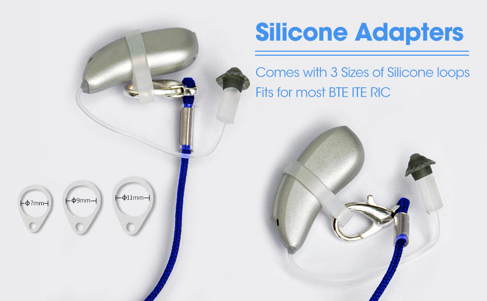 Amazon.com: Hearing Aid Clip for Seniors Adults - Anti-Lost Lanyard ...