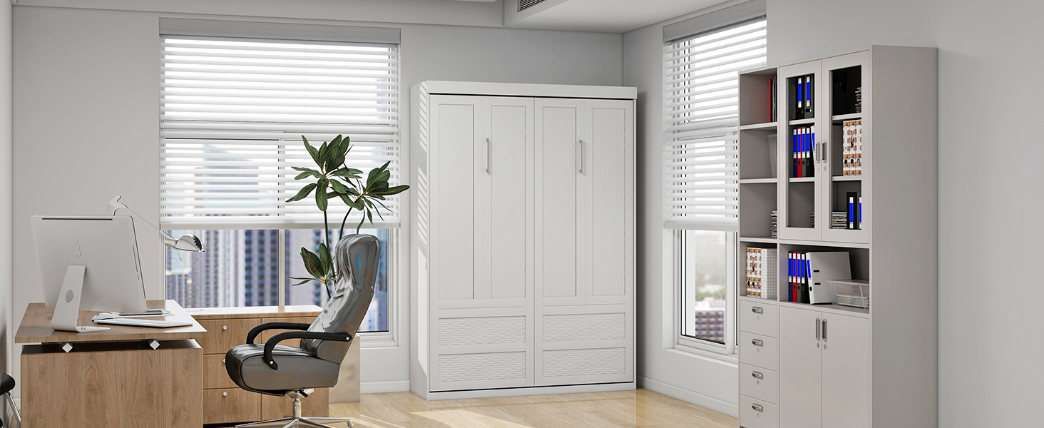 Amazon.com: CFITCER Murphy Bed Full - Space Saving, Convertible Full Murphy Bed Hidden Bed for ...