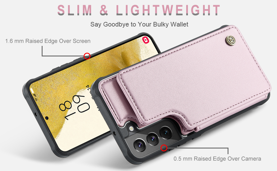 Amazon.com: Vinich for Samsung Galaxy S22 Wallet Case with Card Holder, RFID Blocking Credit ...