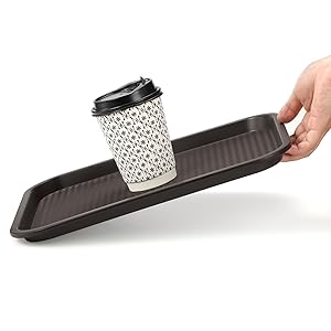 Yarlung 12 Pack Plastic Fast Food Trays, 35x26.6 cm Rectangular ...