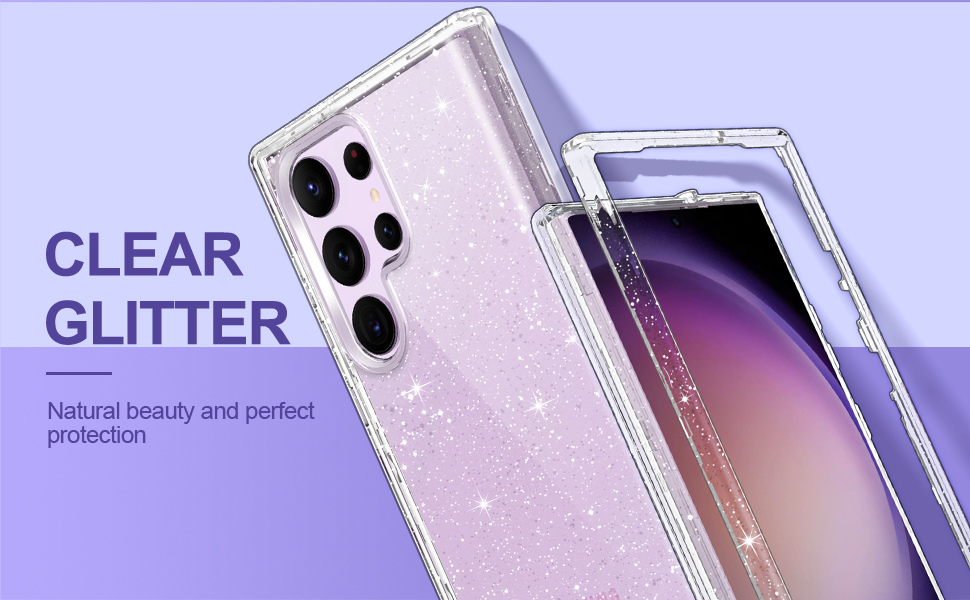 Amazon.com: ULAK Compatible with Samsung Galaxy S23 Ultra 5G Case, Heavy Duty Shockproof Hybrid ...