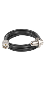 Amazon.com: MOOKEERF 2PCS 3FT RG142 UHF Male to Male Coaxial Cable, Low Loss, Low VSWR ...