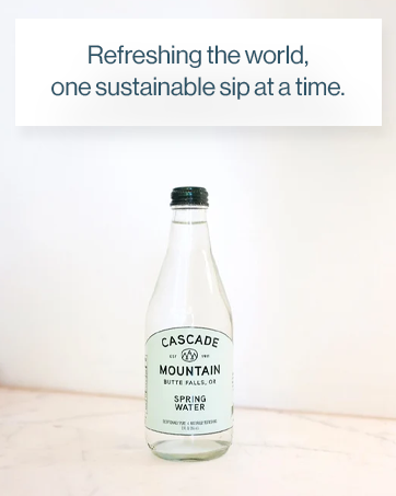 Amazon.com: Cascade Mountain Spring Water in Glass Bottles | 12oz (12 Pack) | 7.7 pH Balanced ...