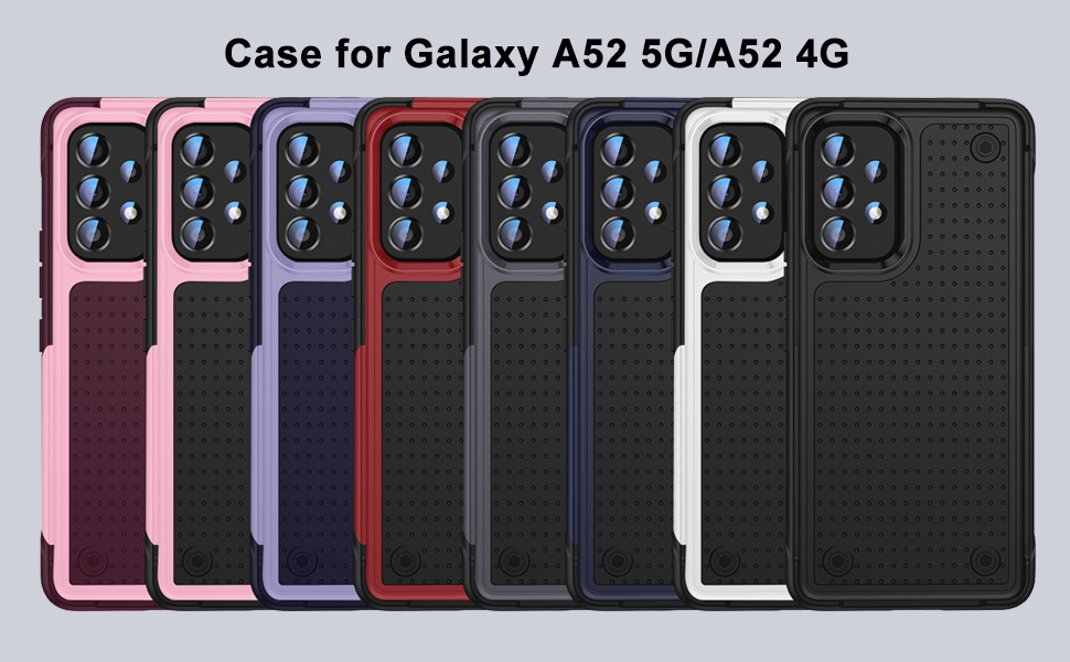 Amazon.com: TORRTOWAY Designed for Samsung Galaxy A52 5G Case 2 in 1 Gift Militay Grade Drop ...