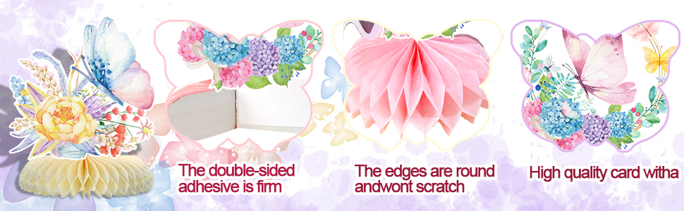 Amazon.com: 10pcs Butterfly Party Decorations - Spring Pink Purple ...