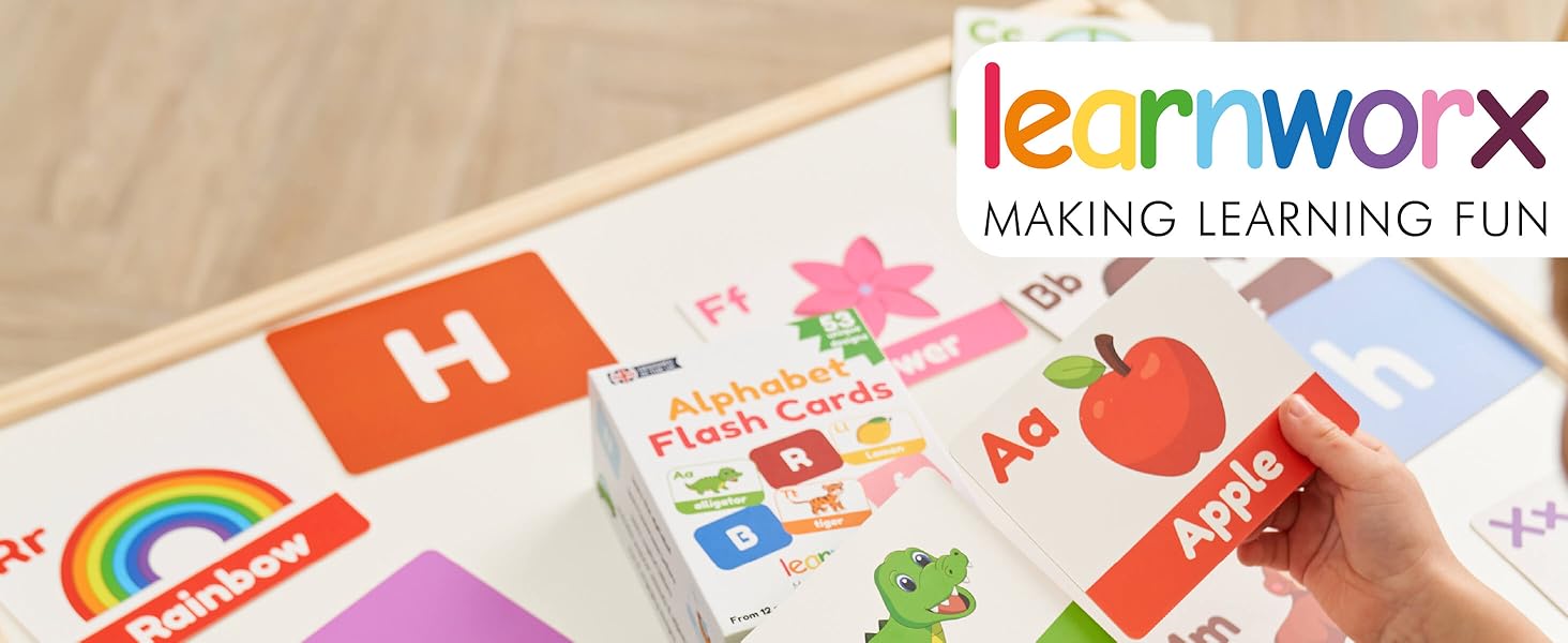 Alphabet ABC Flash Cards for Toddlers 2-4 Years - 52 Flashcards – ABC Cards - Uppercase and ...