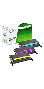 Amazon.com: TCT 609S Cyan Toner Cartridge - Compatible Replacement for Samsung CLT-609S CLT ...