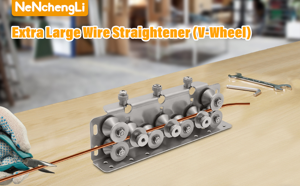 NeNchengLi Manual Wire Straightener Tool V-Shape Wire And Cable Straightener 5 Straightening ...