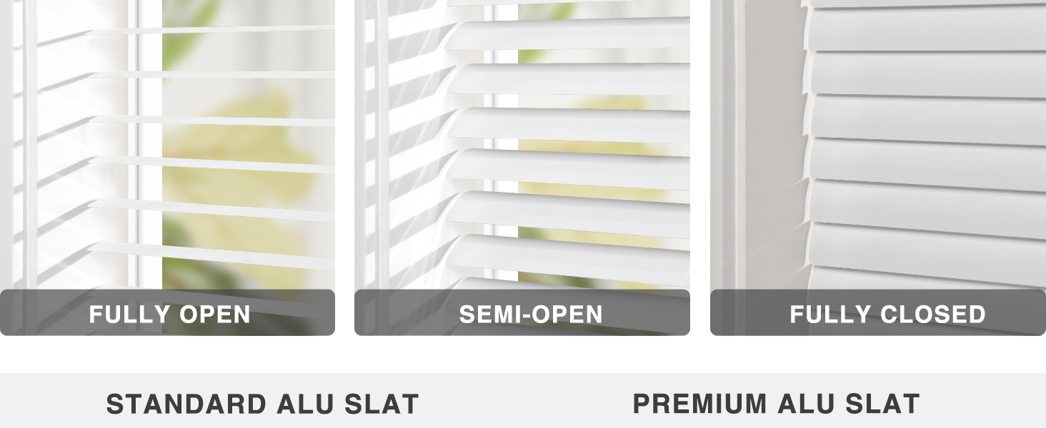 Amazon.com: LazBlinds Custom Size No Tools-No Drill 1" Aluminum Mini ...