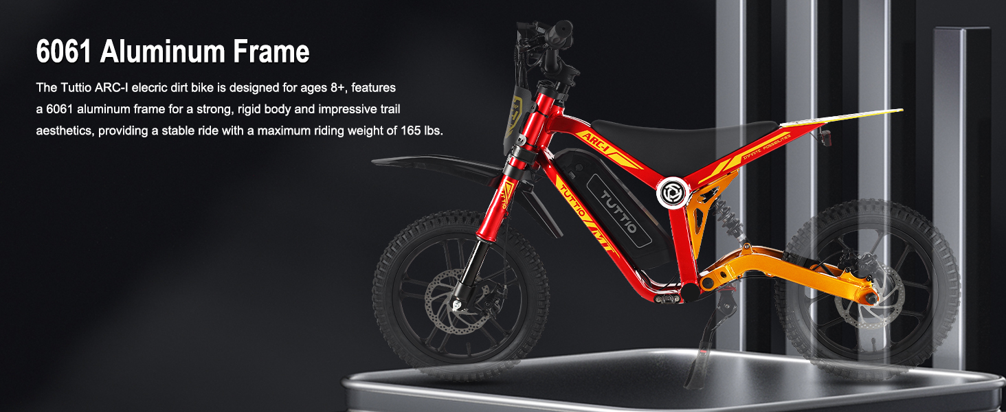 Amazon.com: Tuttio ARC-I 36V Electric Dirt Bike for Kids 5-8, 750W Electric Motorcycle for Kids ...