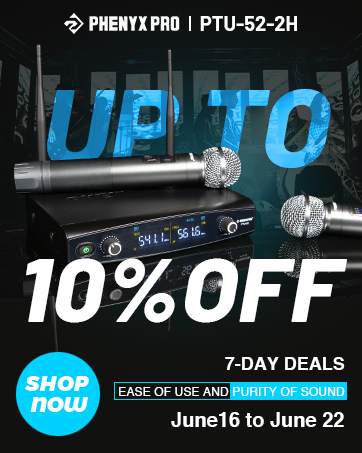 Amazon.com: Phenyx Pro 4-Channel Wireless Microphone System, UHF Auto Scan Cordless Mic Set, 4 ...