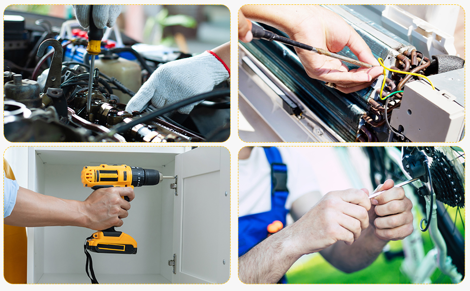 Mixiflor 8 Pcs Phillips Screwdriver Bit Set,1/4 Inch Hex Shank 4 Inch Long S2 Steel with ...