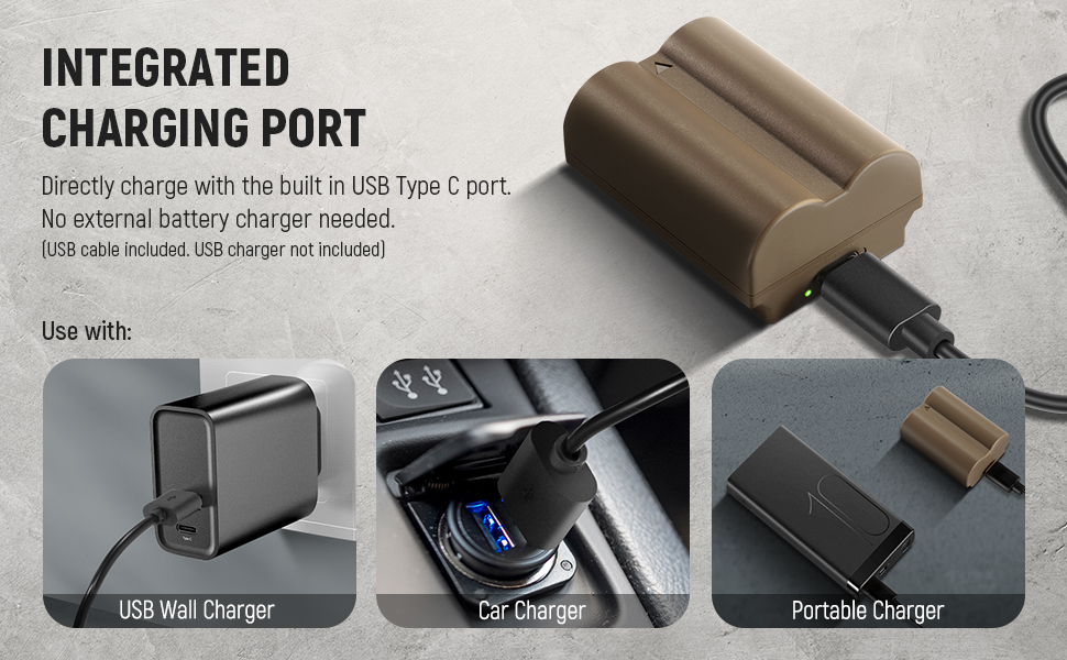 NEEWER NP-W235 2400mAh Replacement Battery Rechargeable Camera Battery with Cable, 2.3Hrs USB ...