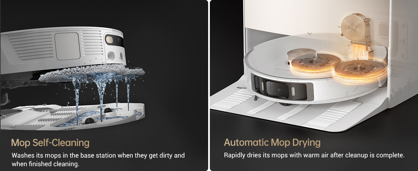 Dreame L20 Ultra Robot Vacuum and Mop Cleaner with Auto Mop Cleaning and Drying, Self-Refilling ...