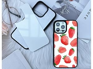 Amazon.com: JUSTRY 10 Sets Sublimation Blanks Phone Case Bulk Covers Compatible with Apple ...