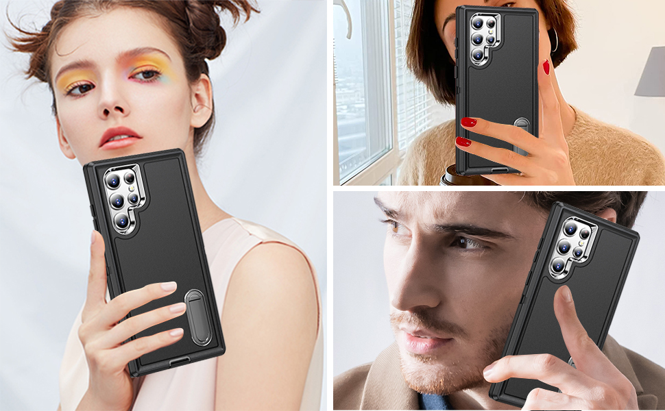 Amazon.com: BaHaHoues Samsung Galaxy S23 Ultra 5G Case - Military Grade Shockproof & DropProof ...