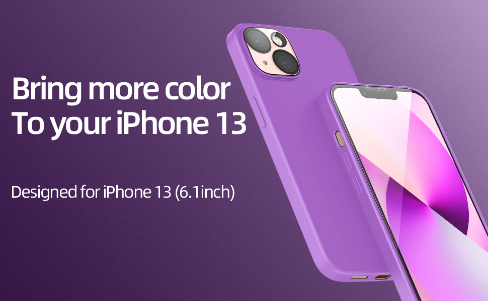 Amazon.com: Dssairo [5 in 1] Designed for iPhone 13 Case, with 2 Pack Screen Protector + 2 Pack ...