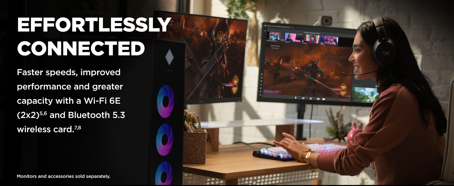 Amazon.com: HP OMEN 45L Gaming Desktop, Intel Core Ultra 9 285K, 64 GB RAM, 2 TB SSD, NVIDIA ...